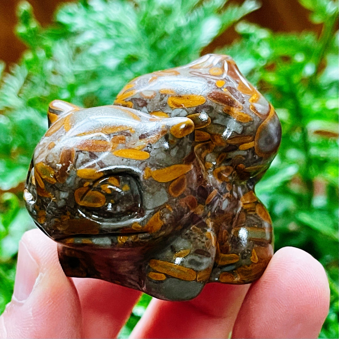 2.36natural Hand Carved Bulbasaur,quartz Crystal Pokemon,crystal Heal ...