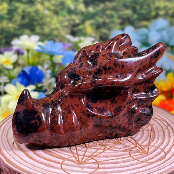 Red Obsidian - Etsy