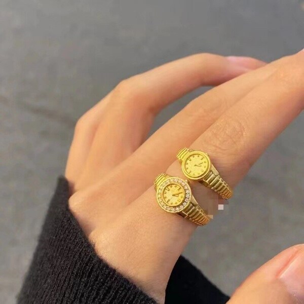 Vintage Watch Ring - Etsy