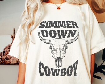 Simmer Down Cowboy Shirt - Etsy