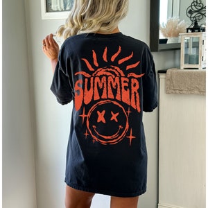 Comfort Colors Summer Tshirt Beachy Shirt Oversized Beachy Tee Cute ...