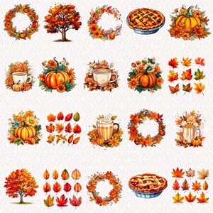 Autumn Delights: Ultimate Fall Clipart Bundle Instant Digital Download ...