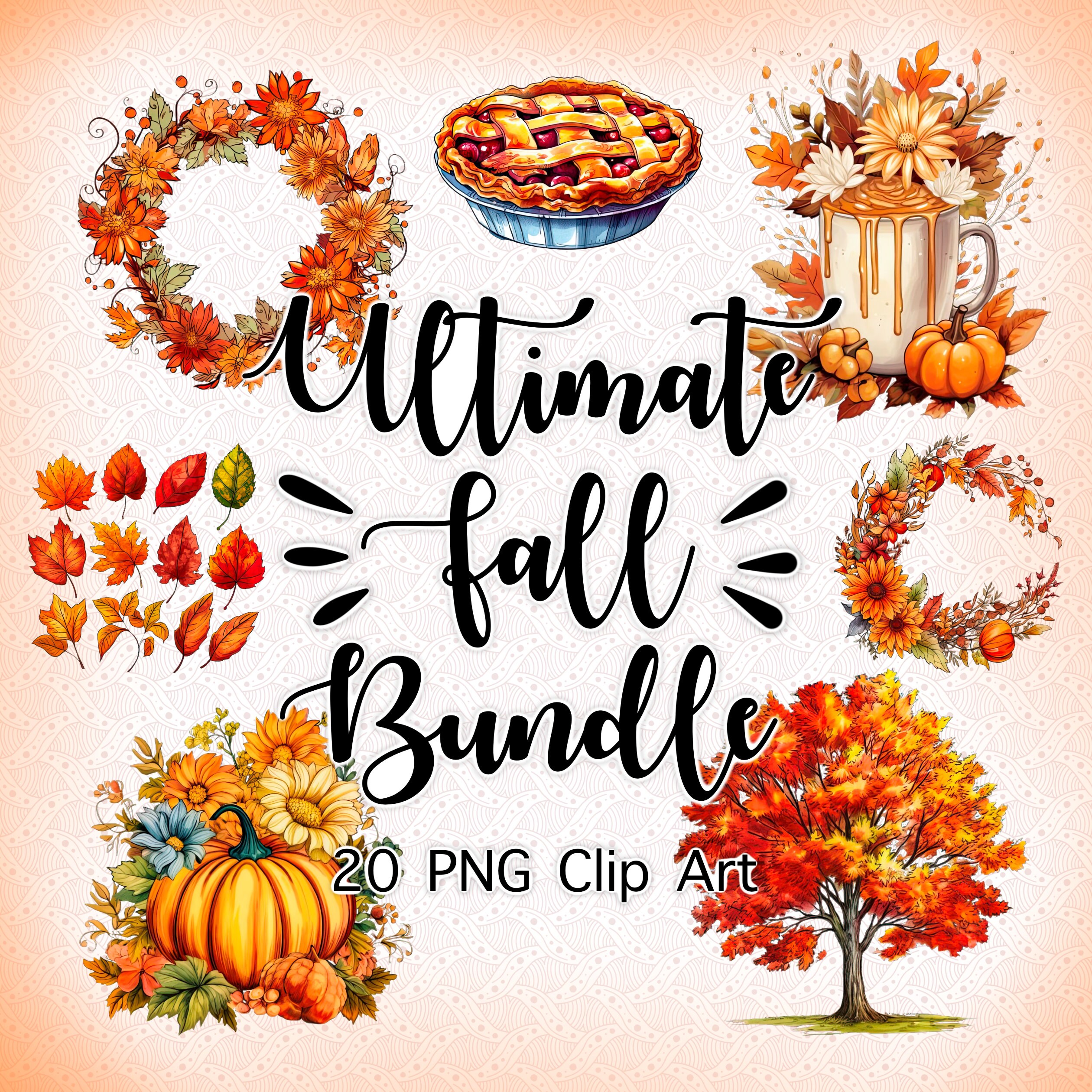 Autumn Delights: Ultimate Fall Clipart Bundle Instant Digital Download ...