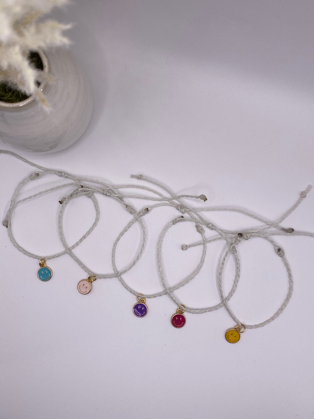 Smiley Face Bracelet - Etsy