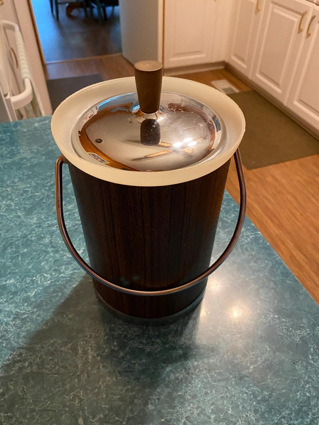 Mid Century Modern Ice Bucket by Kromex. One Piece Inner Bucket . - Etsy