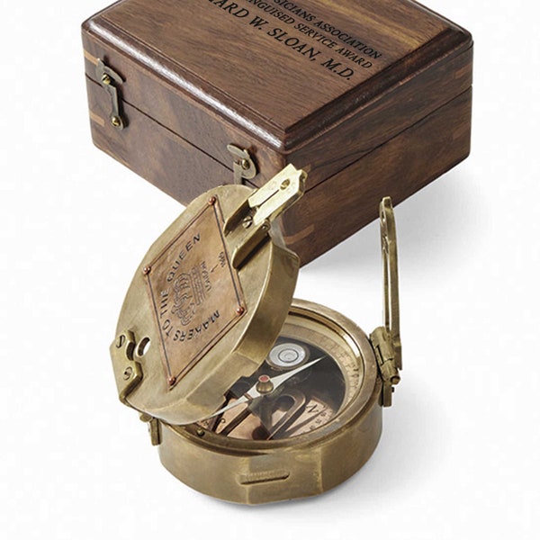 Wooden Compass - Etsy