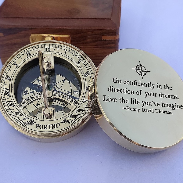 Engraved Compass - Etsy