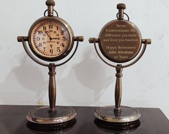 Retirement Desk Clock - Etsy