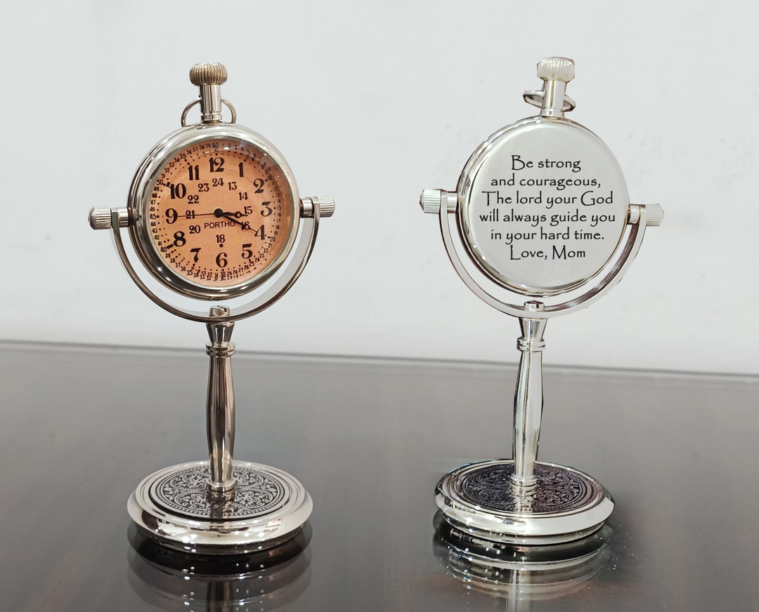 Personalized Engraved Desk Clock Perfect Gift for All - Etsy