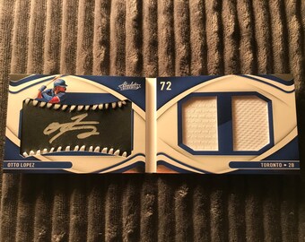 Autograph Baseball Card Booklet Card - Etsy