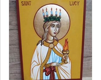 Lucia of Syracuse Icon - Etsy