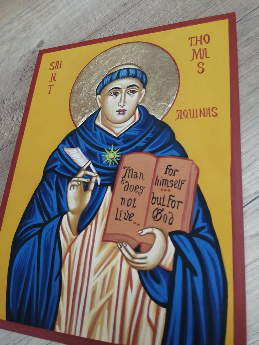 Thomas Aquinas Orthodox Icon