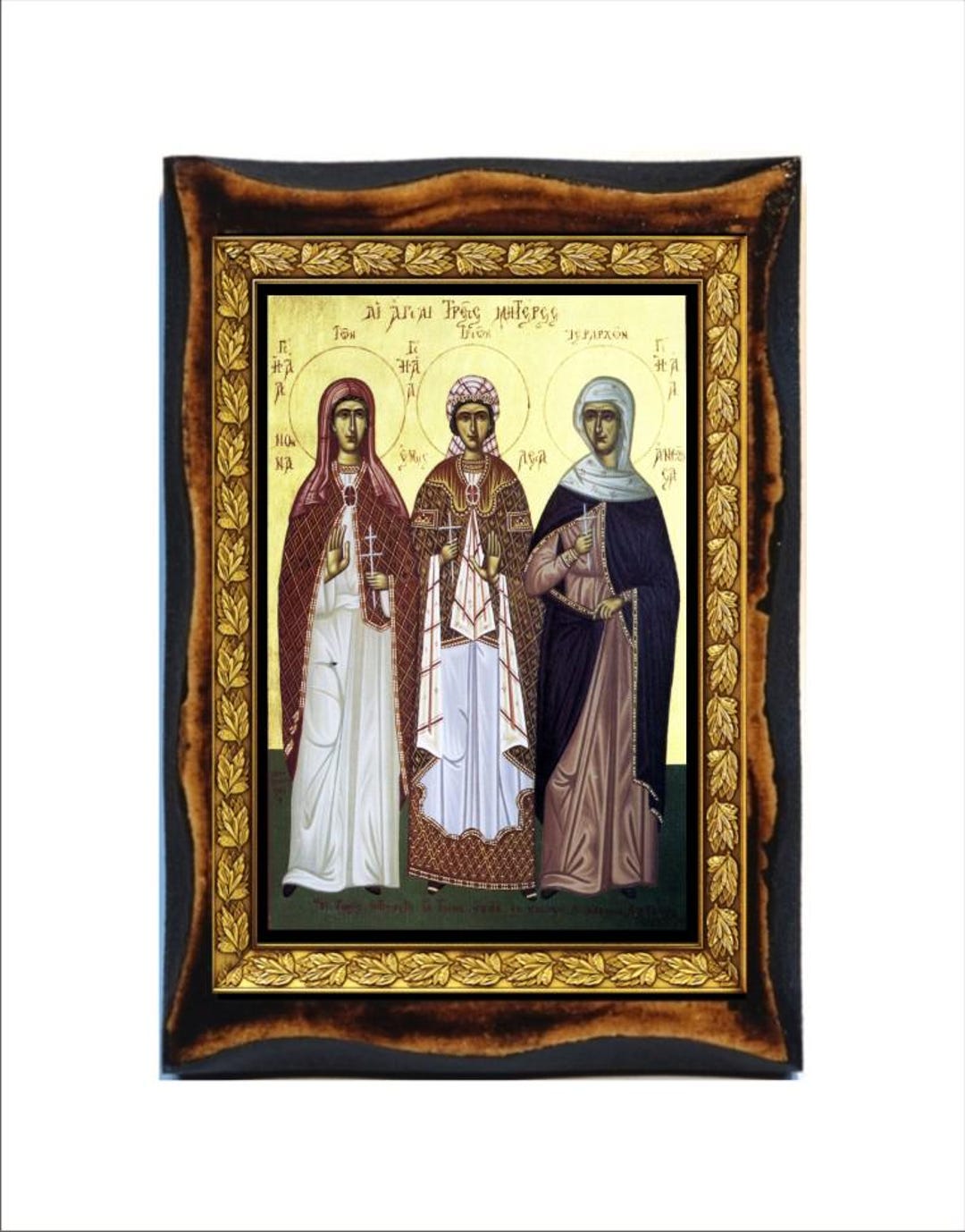 Holy Mothers of the Three Hierarch-saint Nonna-saint Anthousa-saint ...