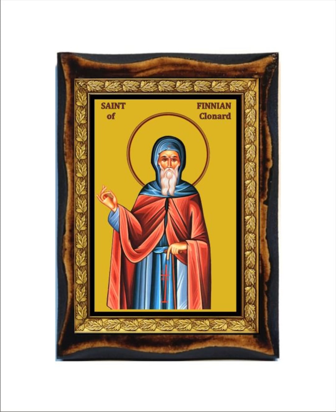 Saint Finnian of Clonard-finien De Clonard-san Finnian-Święty Finian ...