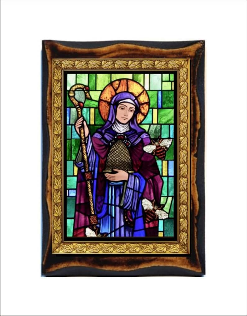 Saint Abigail - Holy Card - Handmade Wood Plaque - Etsy