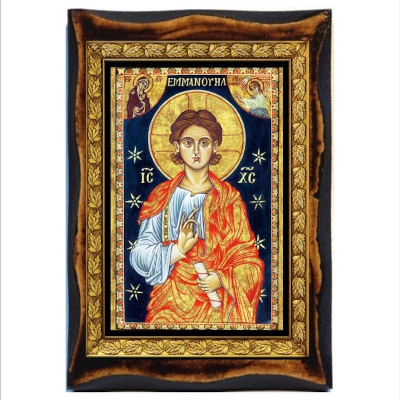 Jesus emanuel icon - Etsy.de