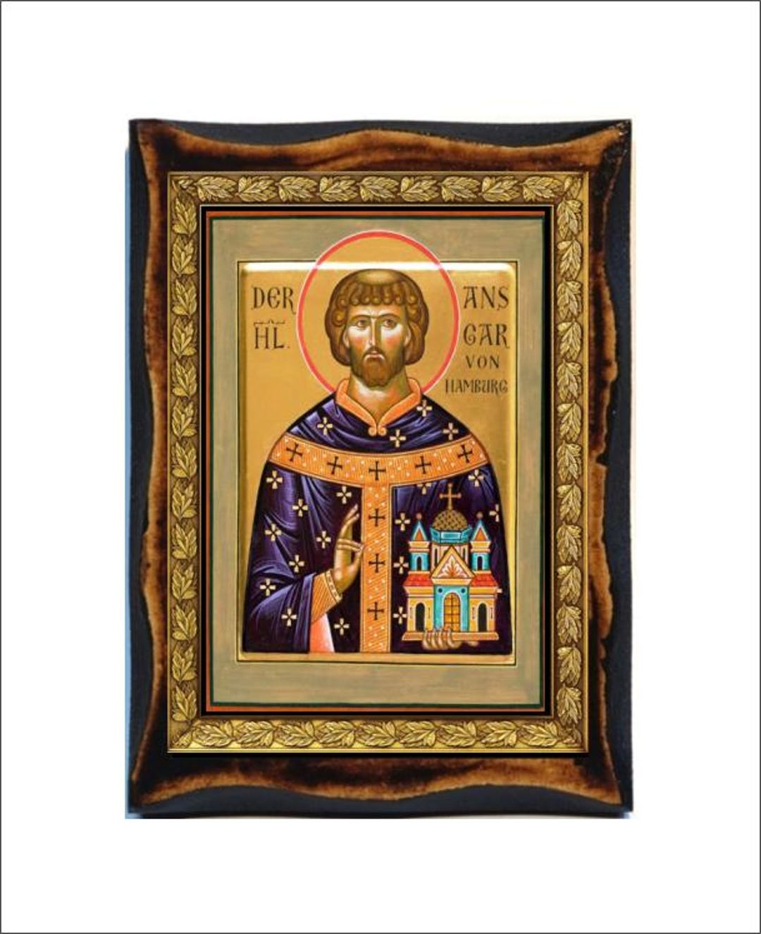 Saint Ansgar-san Ascario-anschaire De Brême-sant'oscar-anscario ...