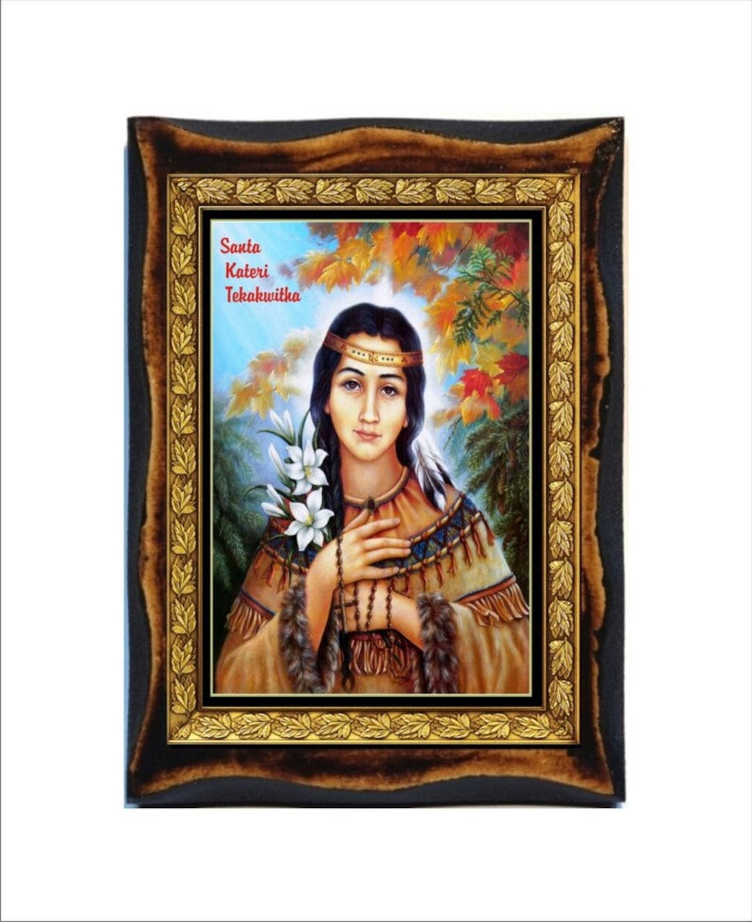 Saint Kateri Tekakwitha - Lily of the Mohawks - Santa Caterina ...