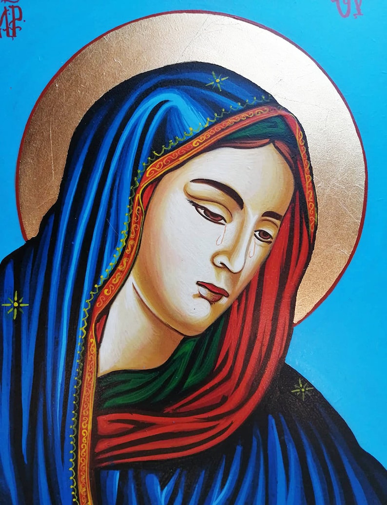 The Madonna Weeping Holy Virgin Weeping Our Lady Weeping La Madonna ...