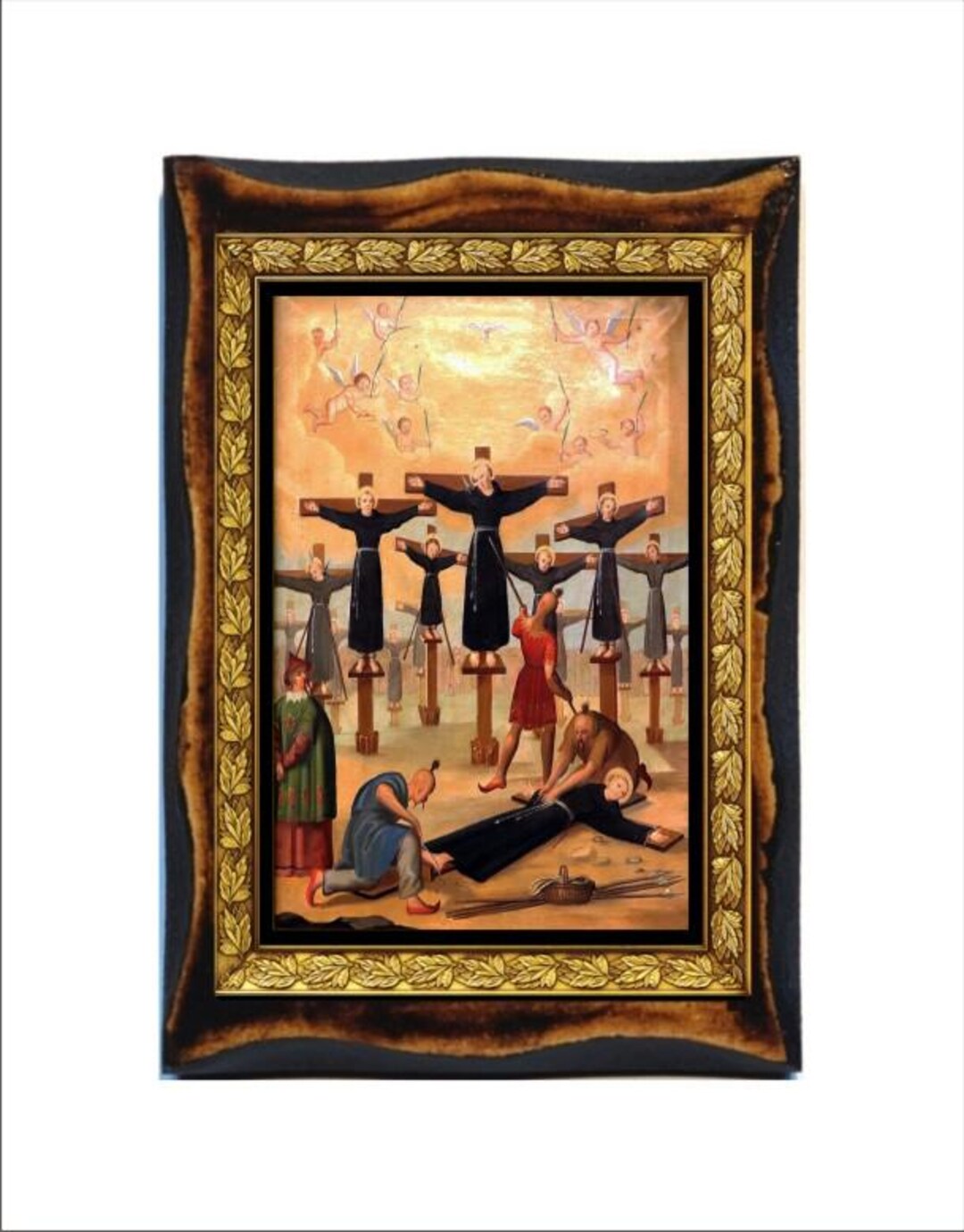 Twenty-six Martyrs of Japan - Holy Card - Icon on Handmade Wooden ...