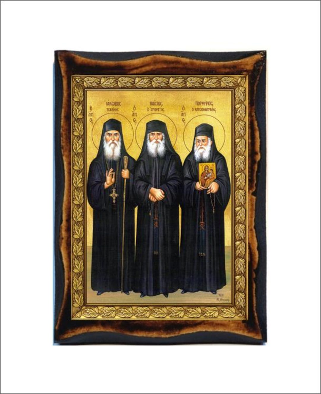 Three Holy Elders-saint Paisios-saint Elder Porphyrios-saint Iakovos ...