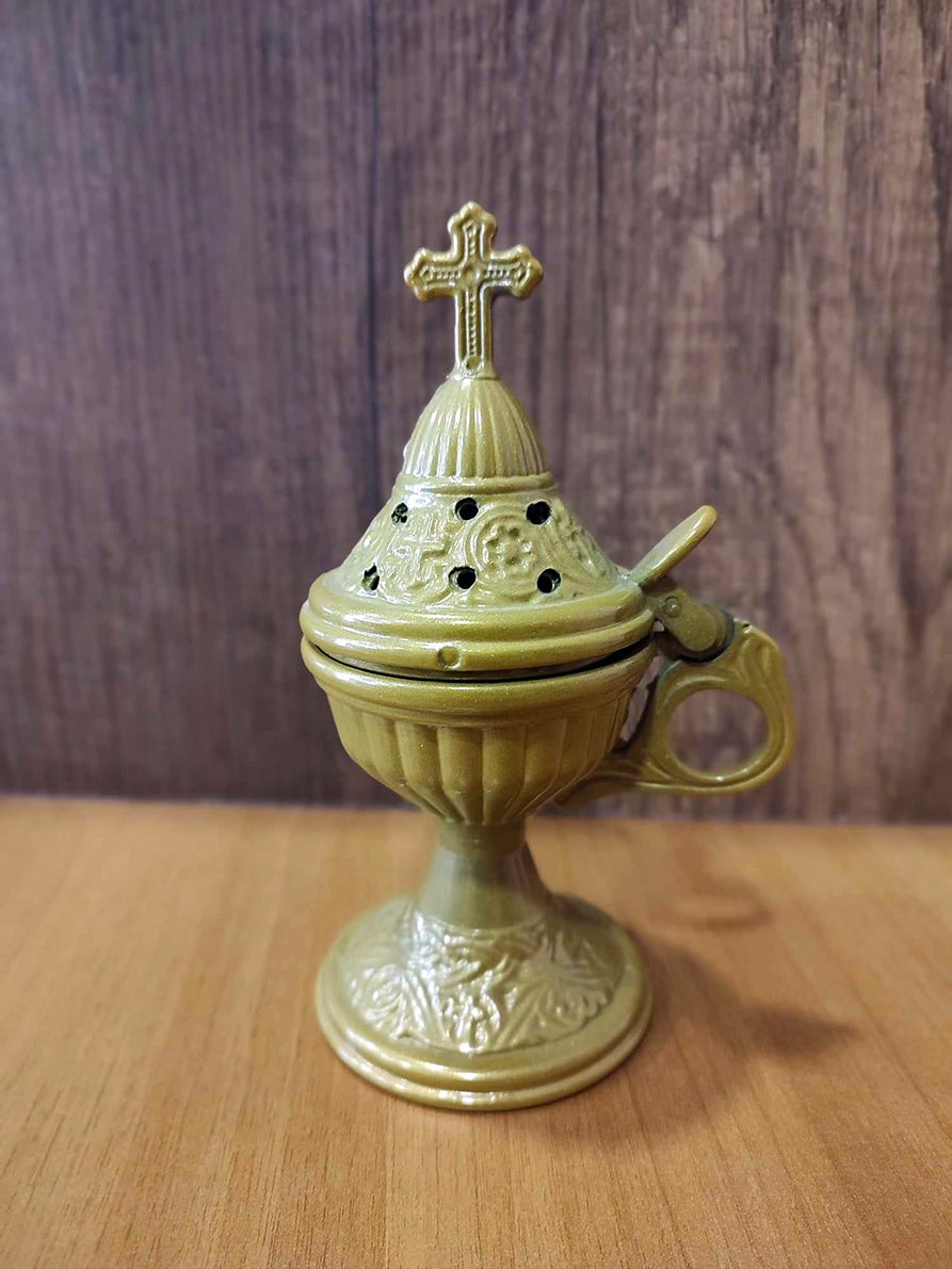 Outdoor Gold Metal Censer Thurible Censer Altar Grave - Etsy