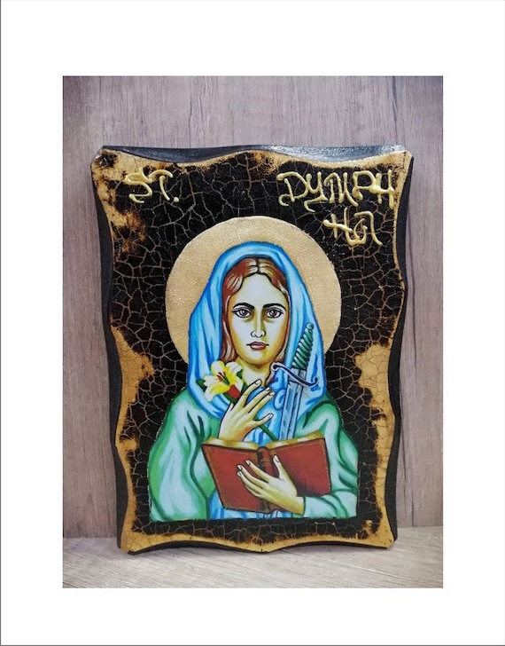 Saint Dymphna Santa Dinfna Santa Dimpna Santa Dymphna - Etsy