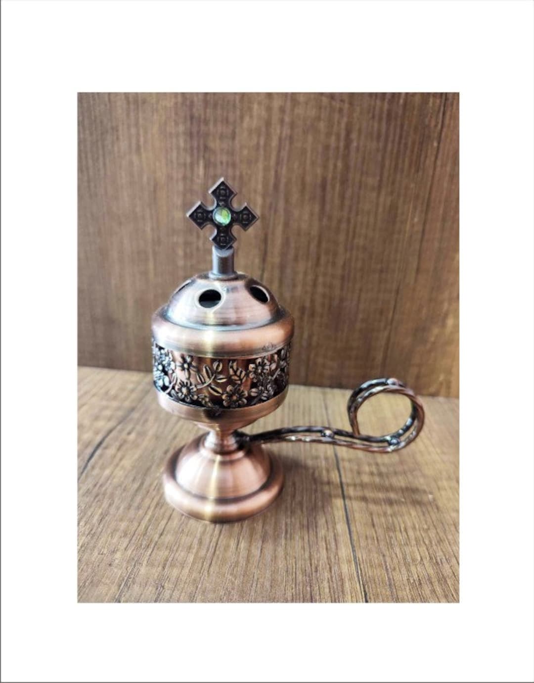 Metal Censer Old Gold Turíbulo Incensario Thurible Incense Burner ...