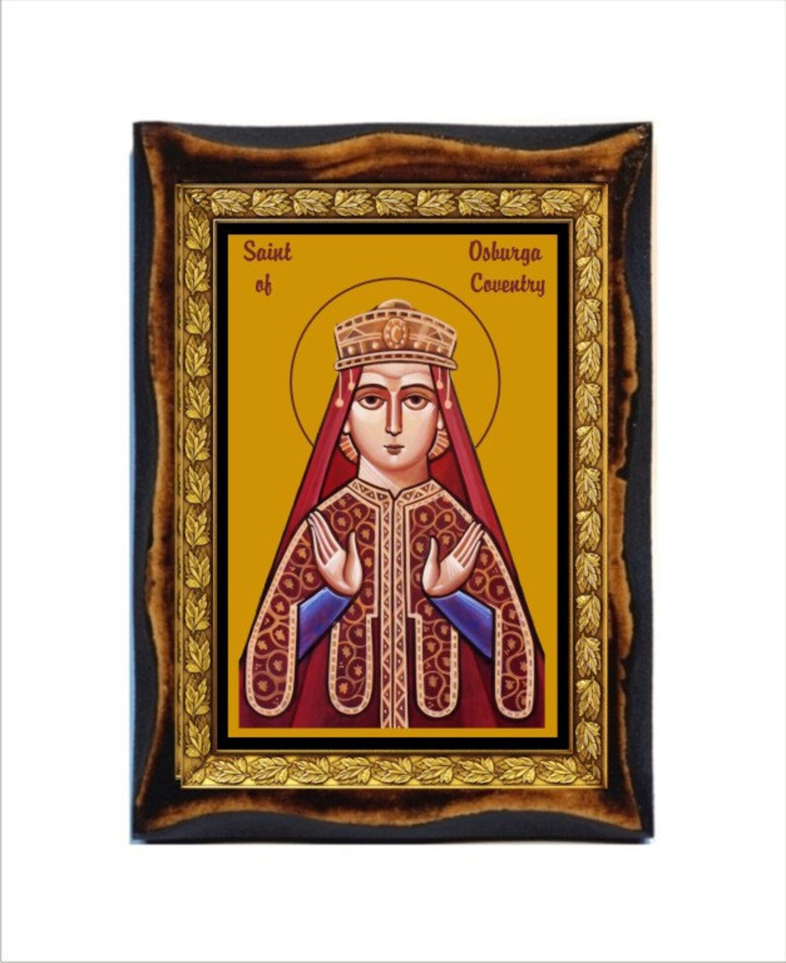 Saint Osburh of Coventry Saint Osburga of Coventry Osburh - Etsy