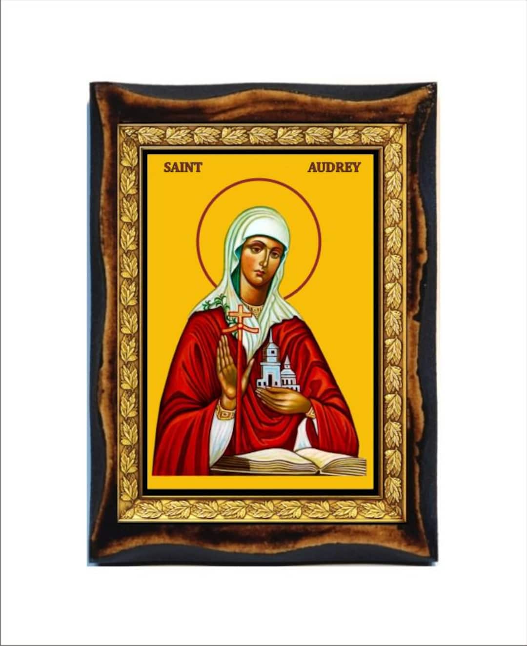 Saint Etheldreda-saint Audrey-sainte Audrey-heilige Audrey-santa Audrey ...