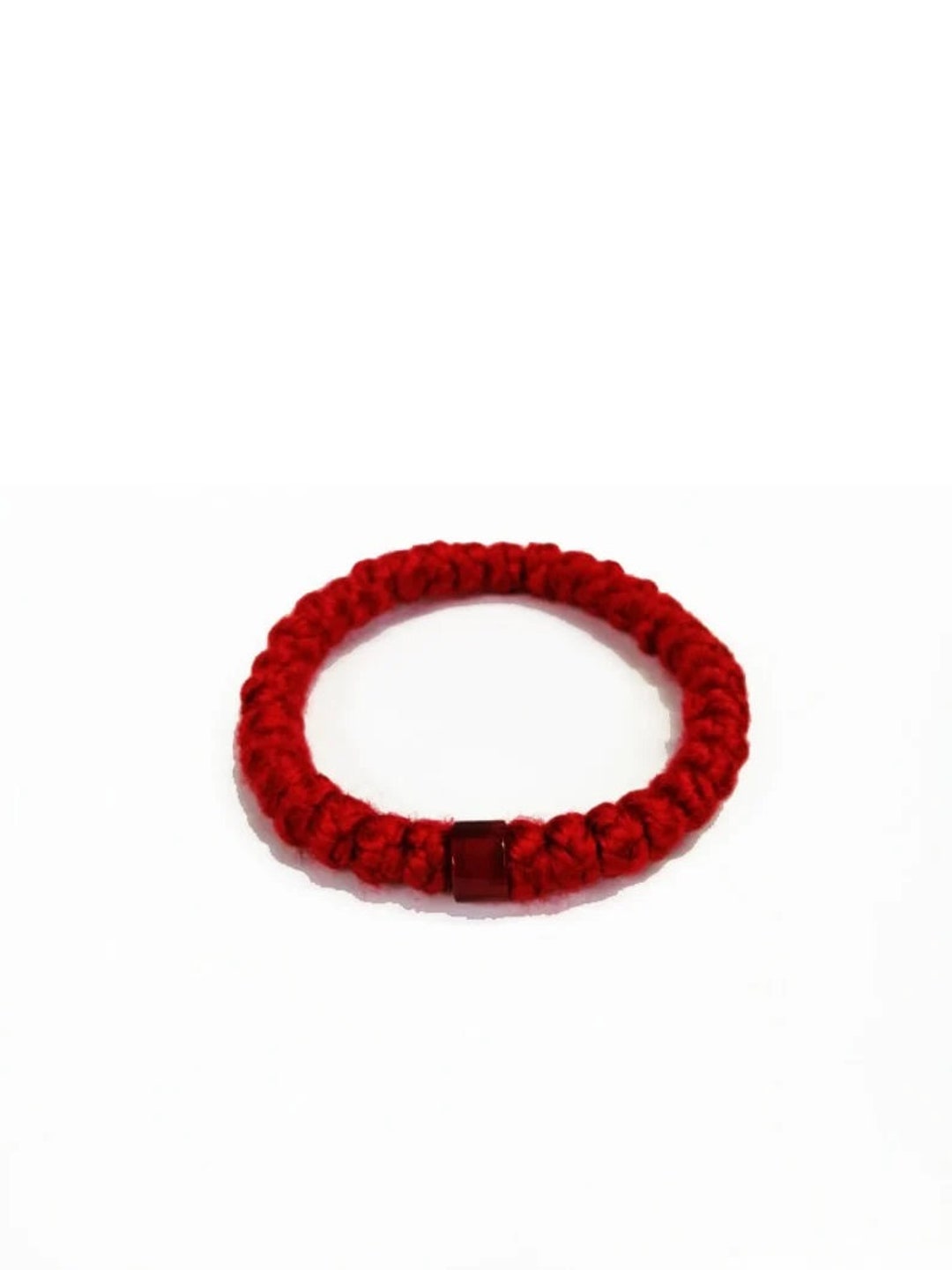 Prayer Rope 33 Knots Red Wool - Red Prayer Rope - Rosary for Hand ...
