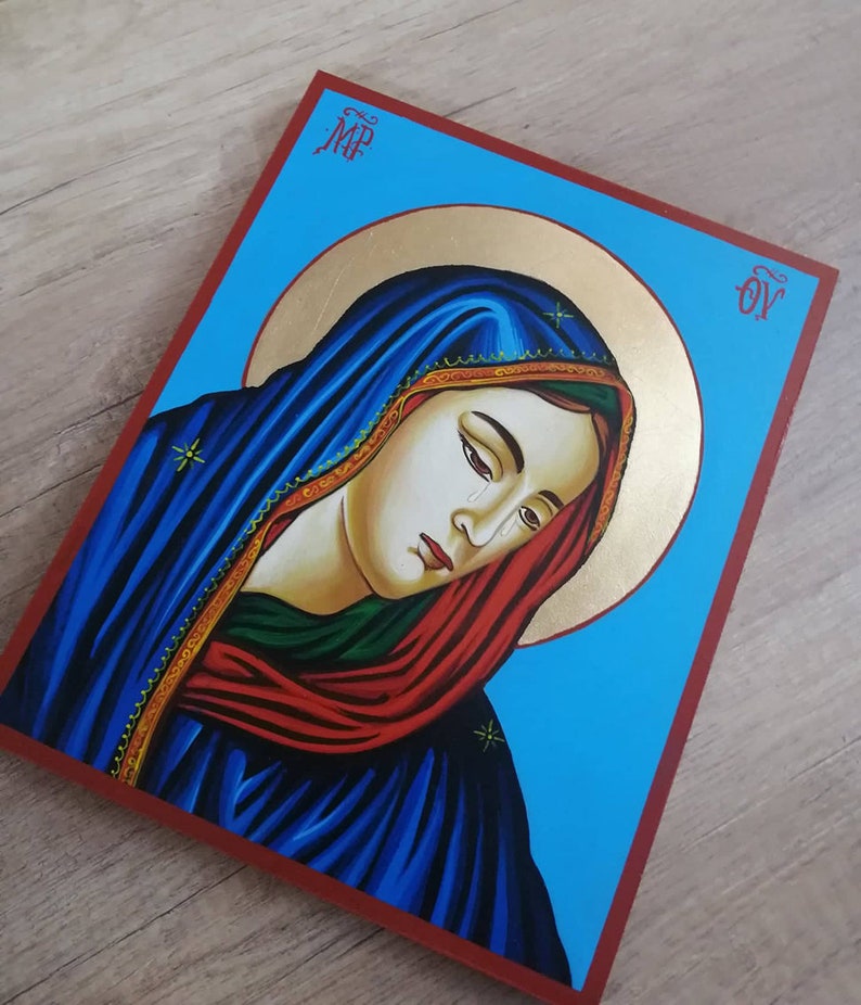 The Madonna Weeping Holy Virgin Weeping Our Lady Weeping - Etsy Canada