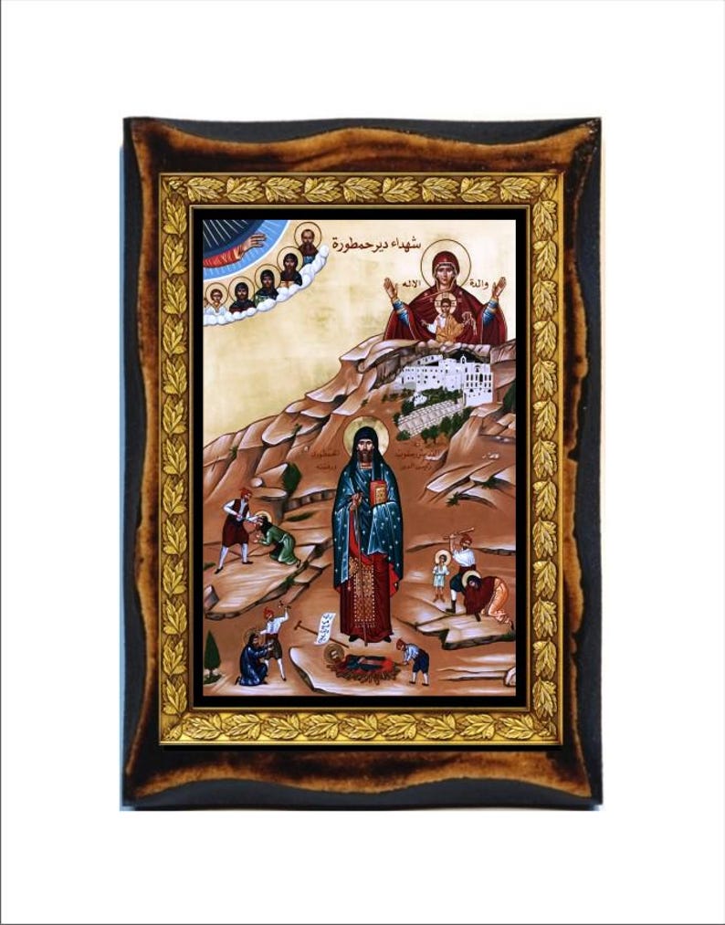 San Jacobo - Estampa - Icono en placa de madera hecha a mano, arte ...