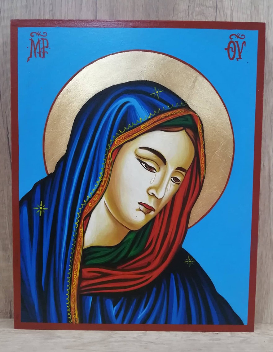 The Madonna Weeping Holy Virgin Weeping Our Lady Weeping La Madonna ...