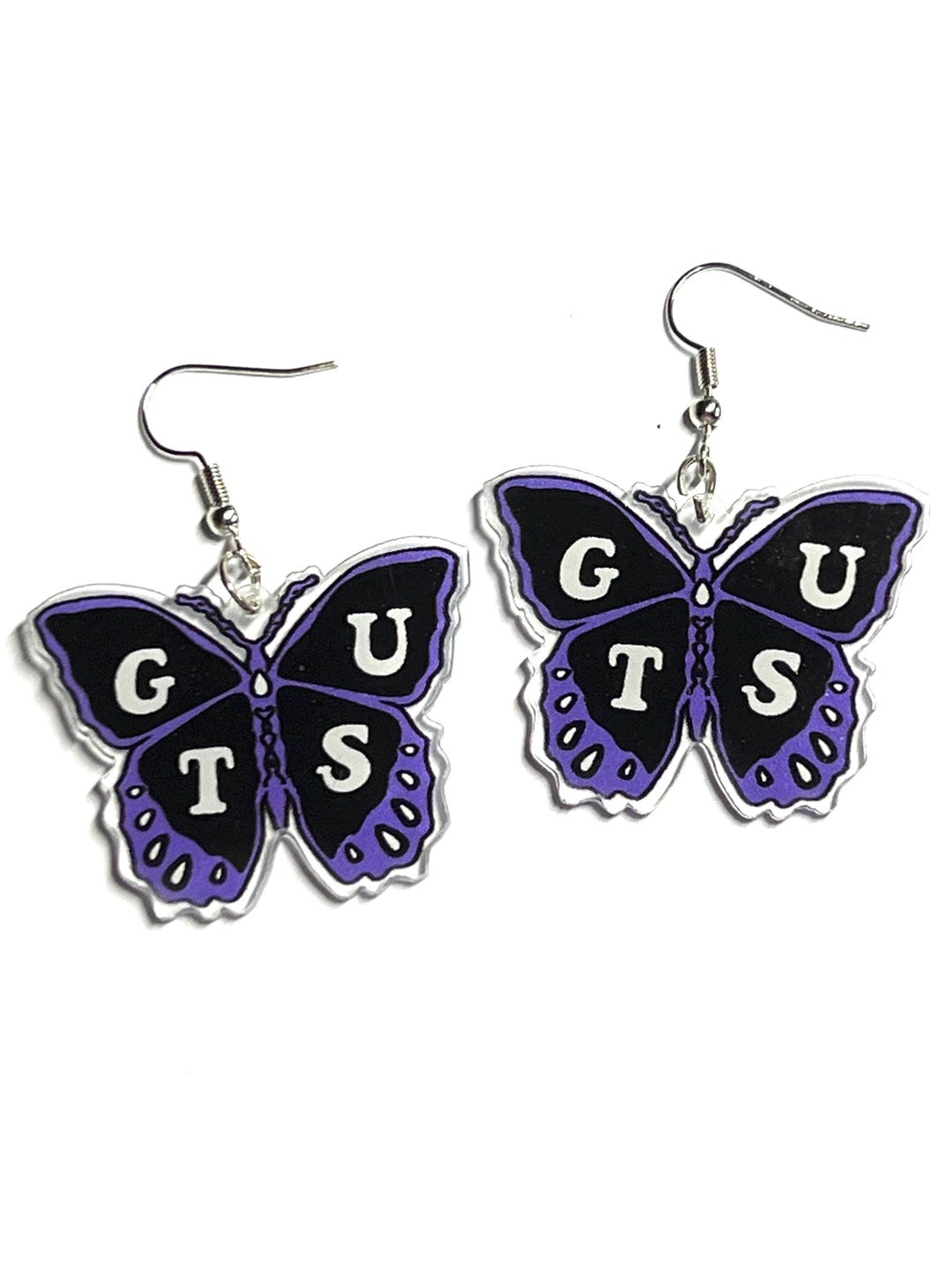 Olivia R Inspired Earrings Butterfly GUTS Tour 3 Colours Limited Stock ...