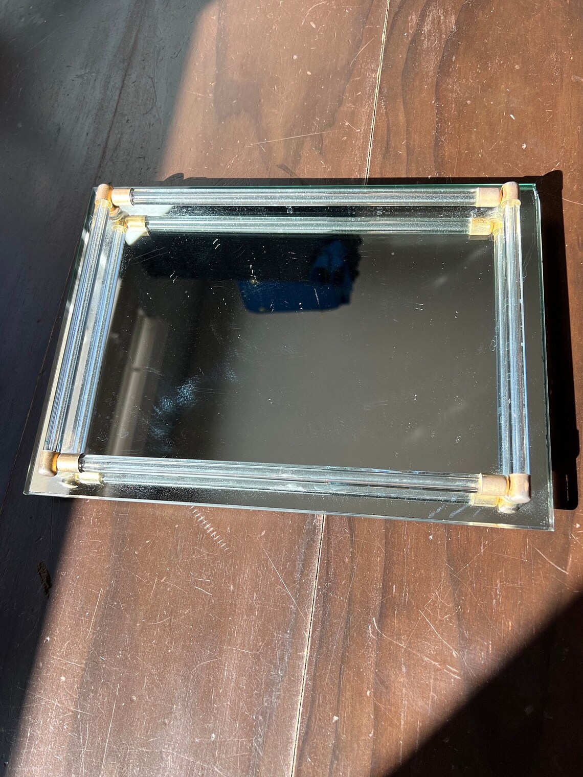 Studio Silversmith Vanity Mirror Tray Vintage 1980s Perfume Jewelry - Etsy