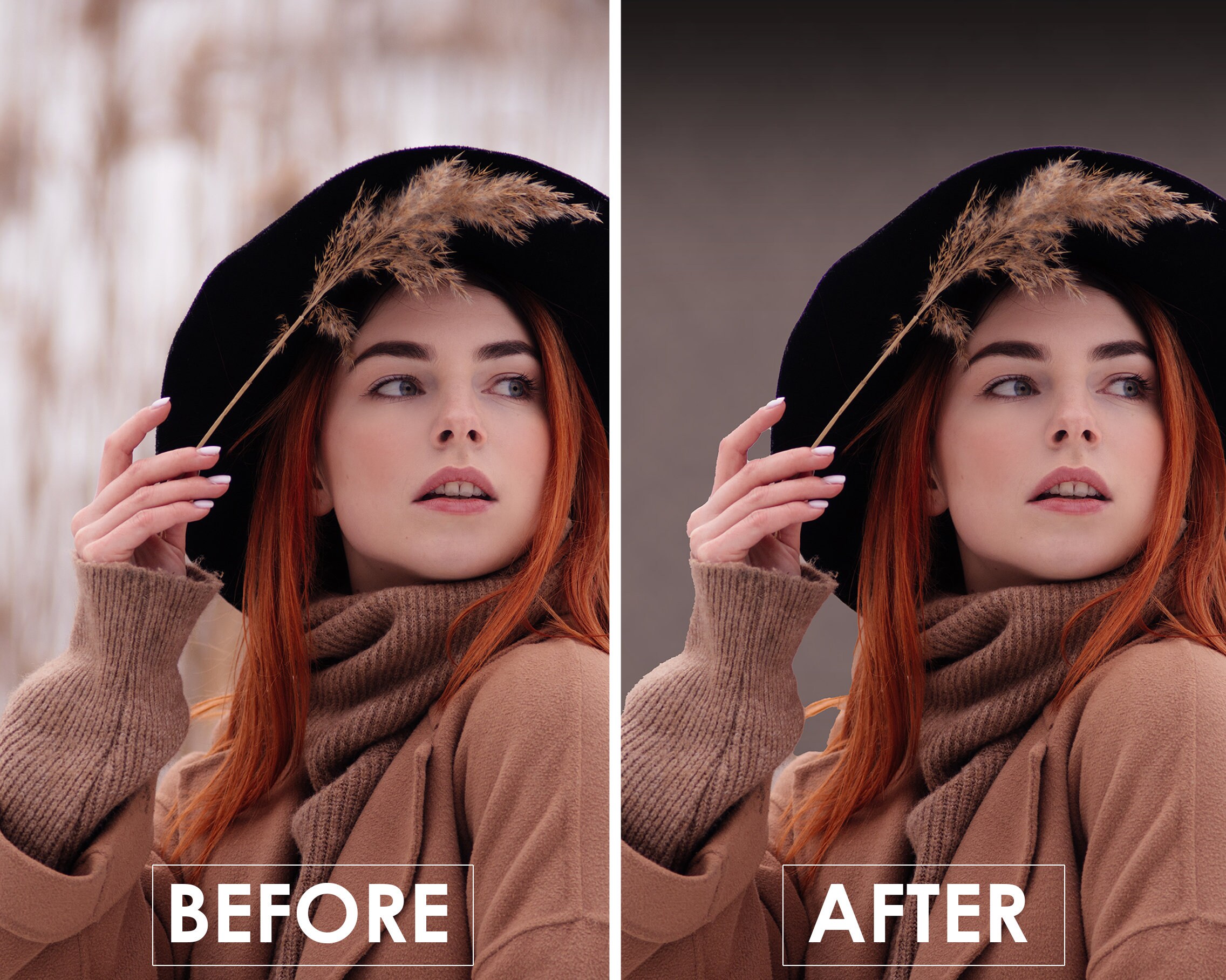 Photo Portrait Blur Background Action Soft Focus Subject - Etsy