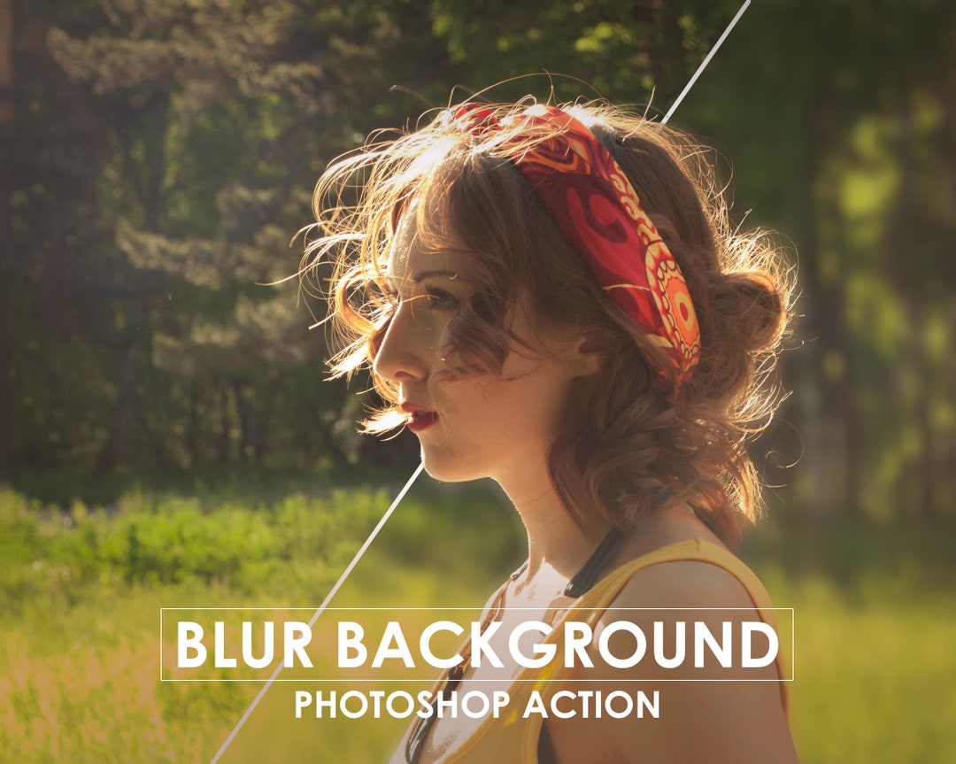 Photo Portrait Blur Background Action | Soft Focus Subject | Perfect ...