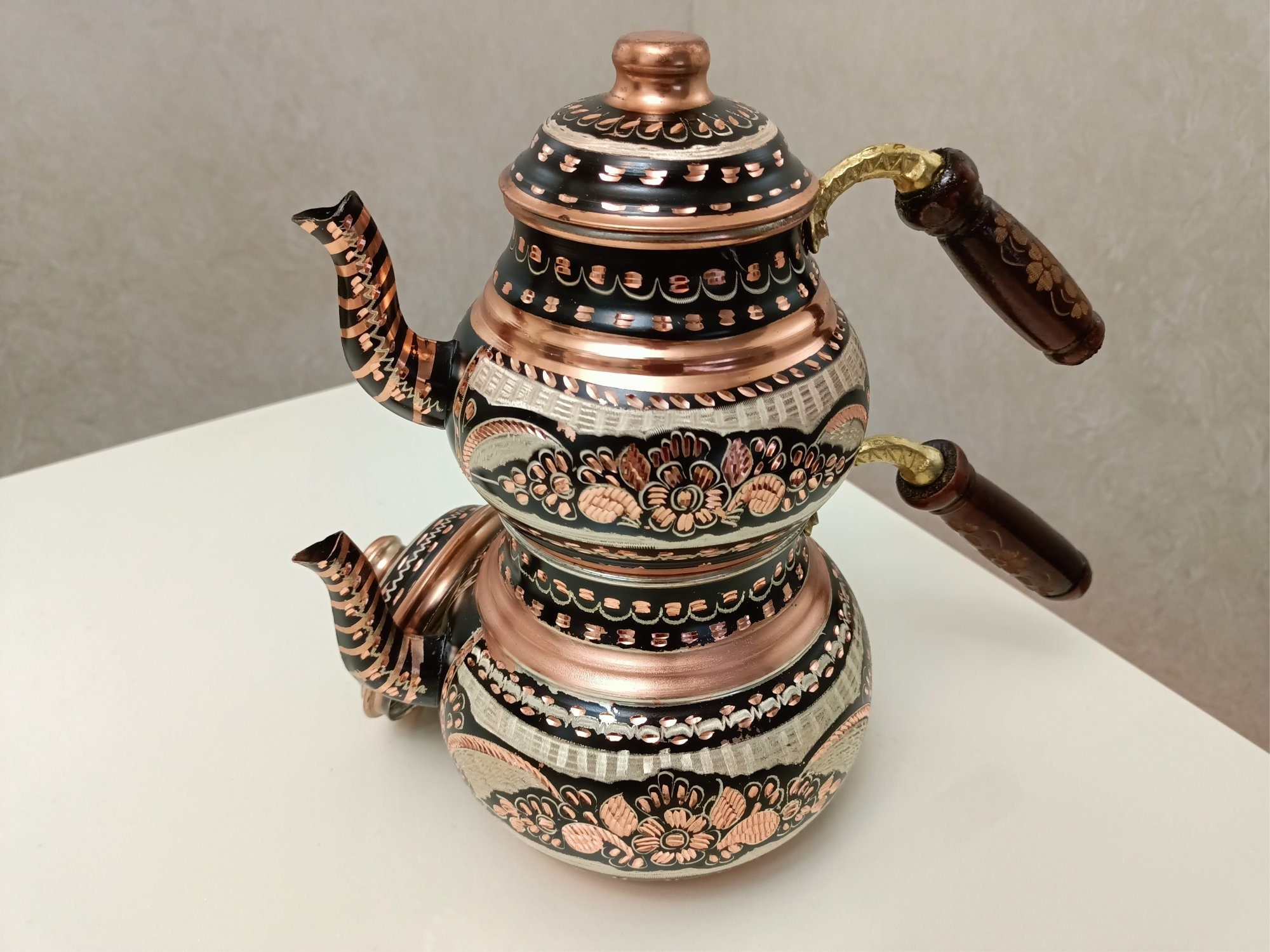 Handmade Copper Tea Pot, Copper Tea Pot, Handmade Tea Pot, Kitchenware ...