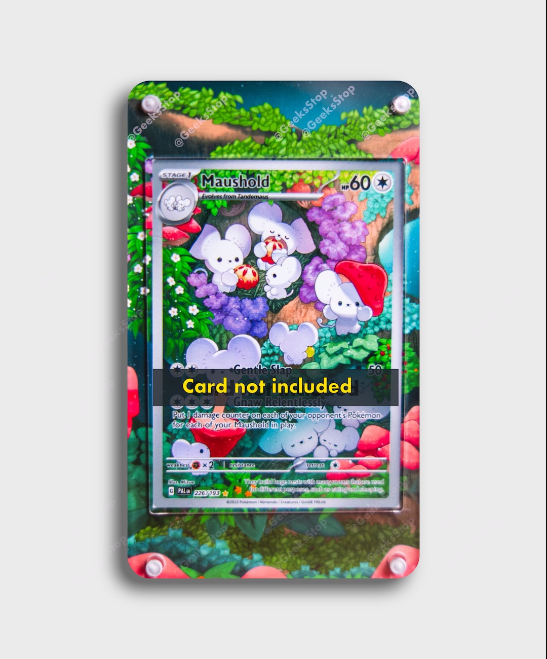 Maushold 226/193 | Extended Art Display Case for Pokemon Card - Etsy