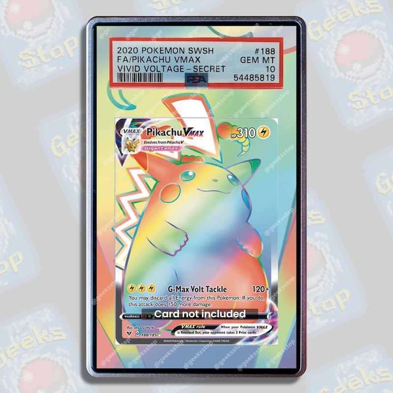 Rainbow Pikachu Vmax - Etsy UK