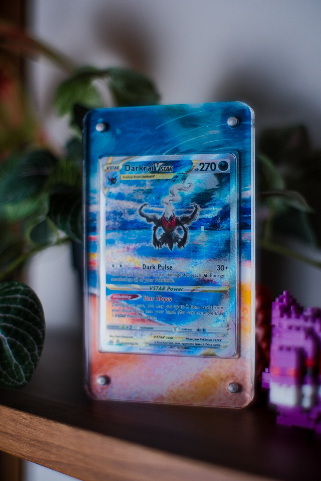 Darkrai VSTAR Secret Rare Alt Art Custom Display Case for Pokémon Card ...