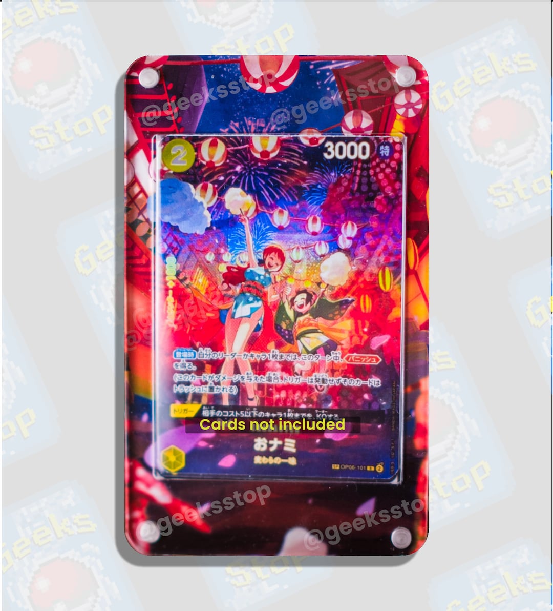 O-nami SP OP07 | Extended Art Display Case for OPTCG - Etsy