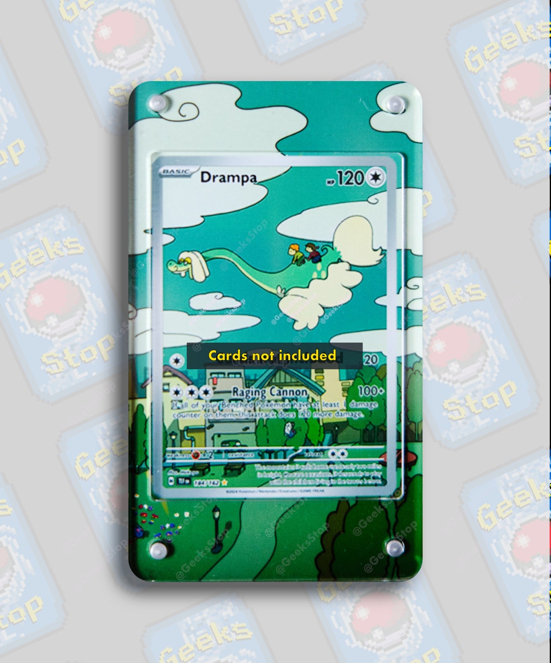 Drampa IR Extended Art Display Case for Pokemon Card - Etsy