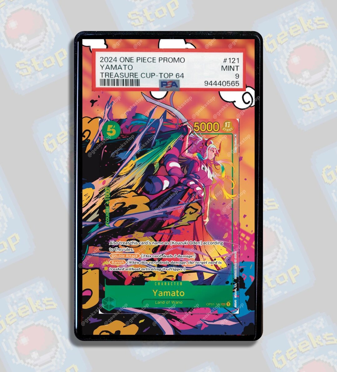 Yamato Treasure Cup PSA CGC Beckett | Extended Art Display Case for ...