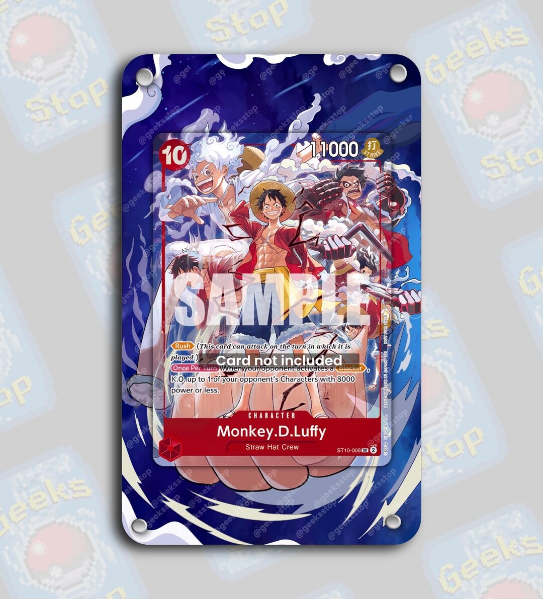 Luffy Dallas 2025 Promo | Extended Art Display Case for Graded OPTCG - Etsy