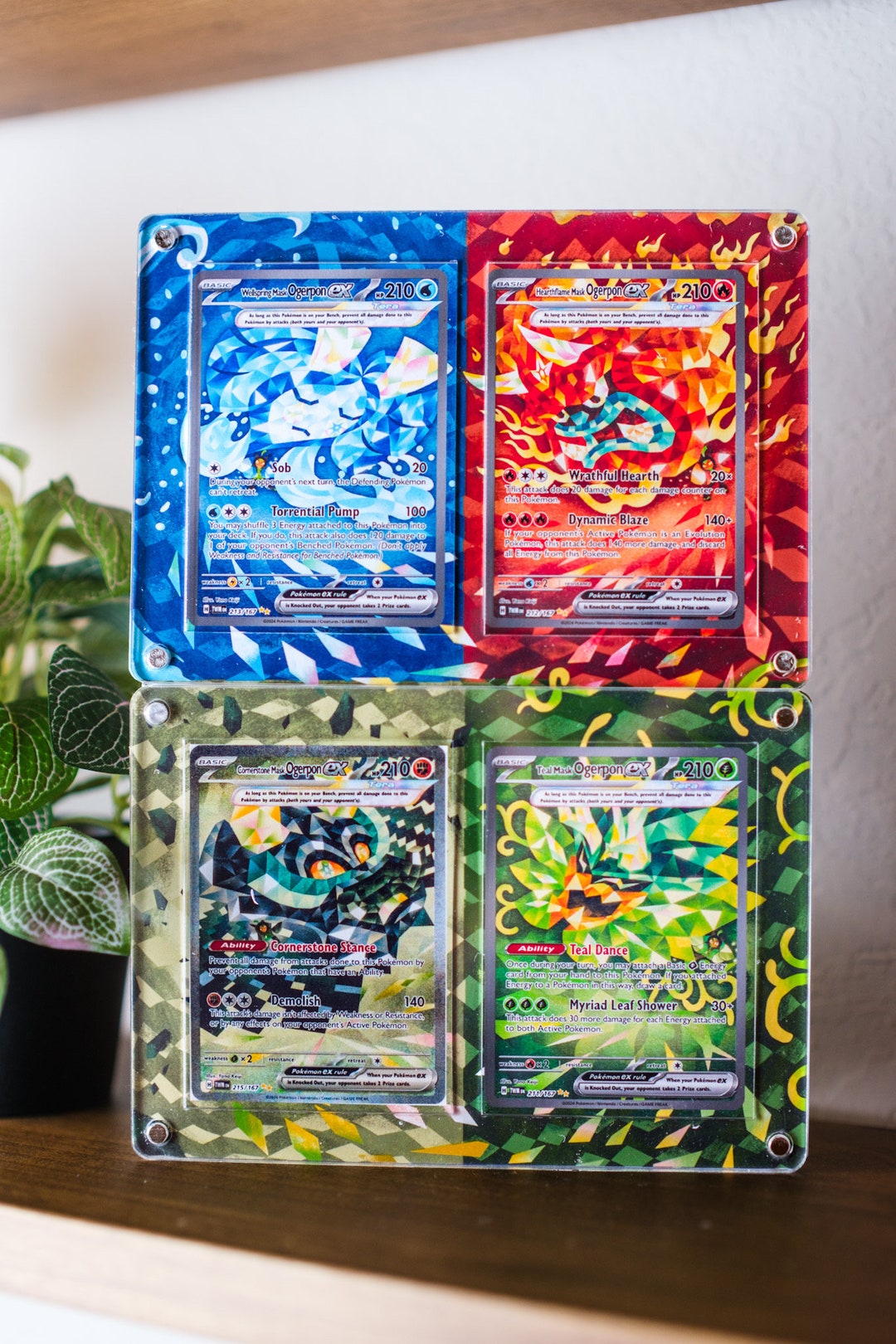 Ogerpon Ex SIR Display Case Extended Art for Pokemon Card - Etsy