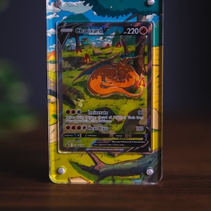 Charizard V UPC Promo | Extended Art Display Case for Pokemon Card - Etsy