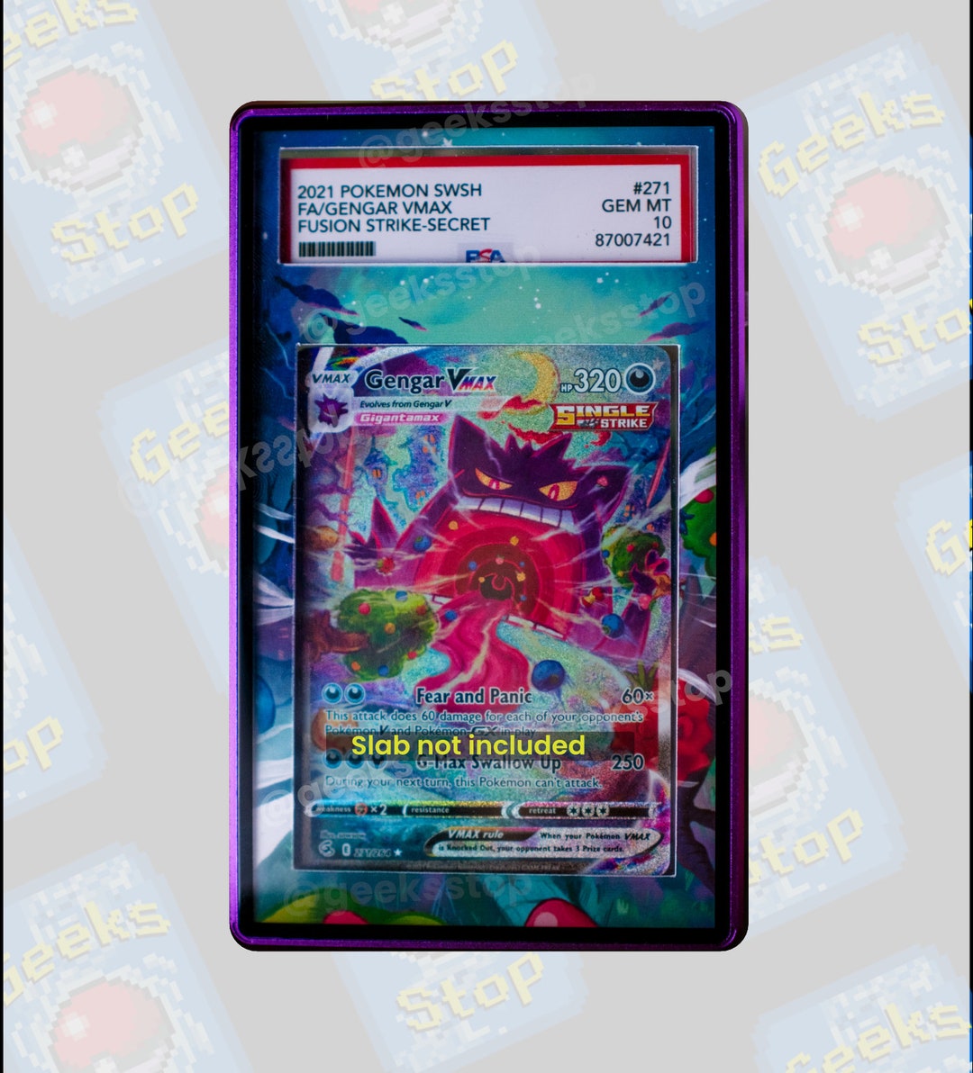 Gengar VMAX Alt Art PSA BGS Display Case Extended Art for Graded ...
