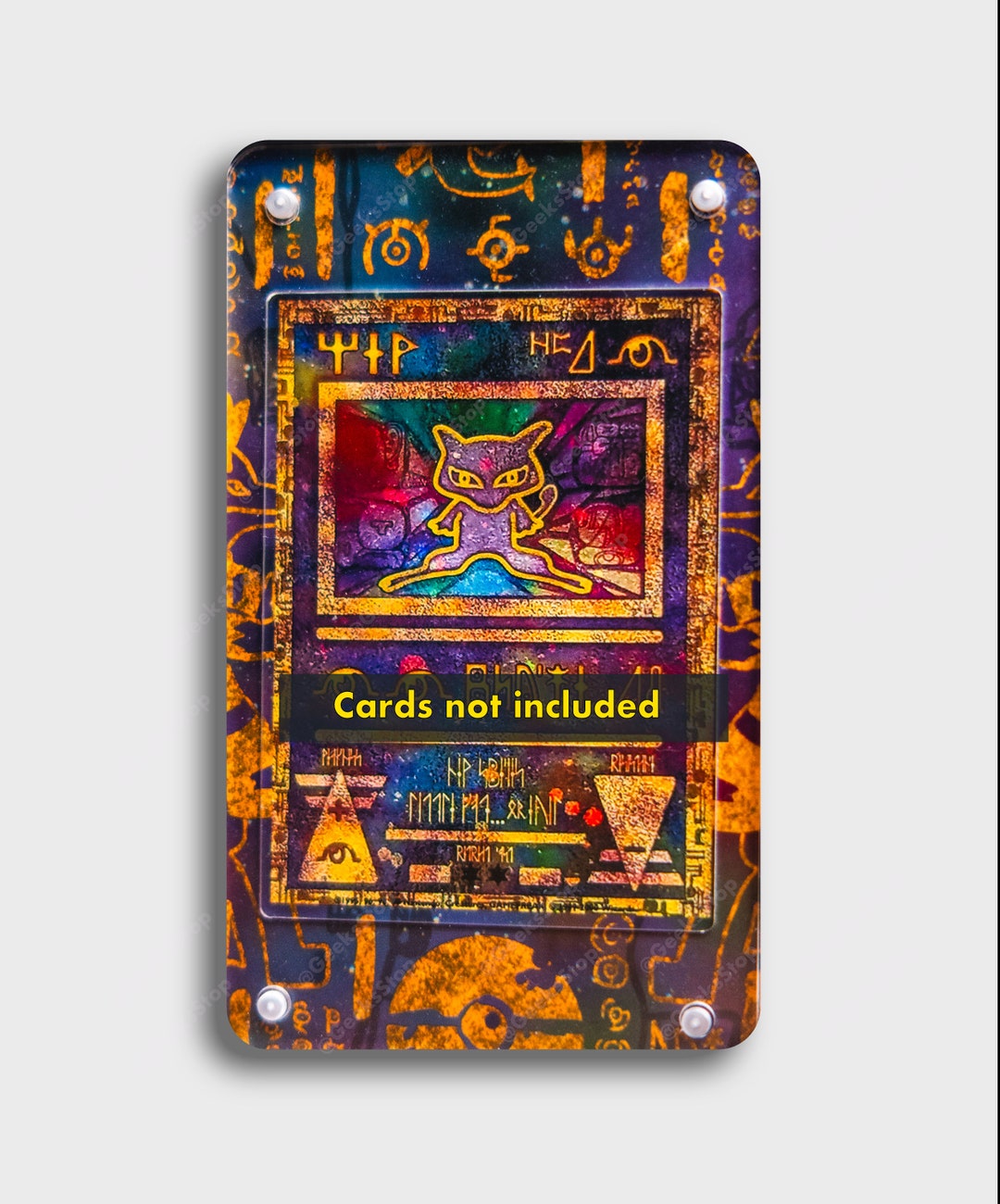 Ancient Mew Display Case Extended Art For Pokemon Card Etsy